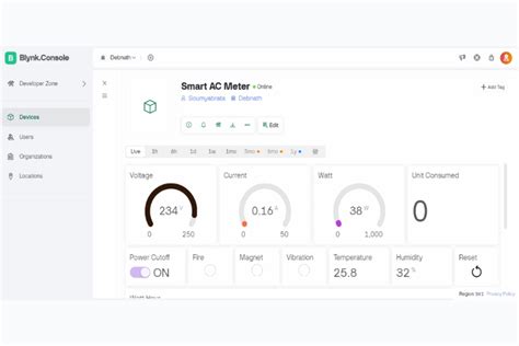 An Iot Based Smart Ac Electricity Meter With Tamper Protection