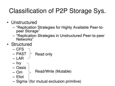 Ppt Replica Control For Peer To Peer Storage Systems Powerpoint Presentation Id5532866
