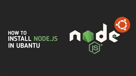 How To Install Node Js In Ubuntu Nodejs In Ubuntu Codewithrihan Youtube