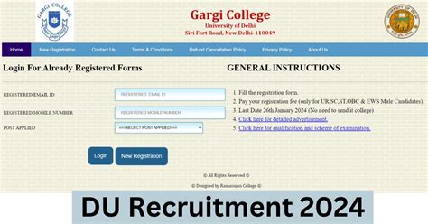 Du Recruitment 2024 Apply Online For Non Teaching Posts