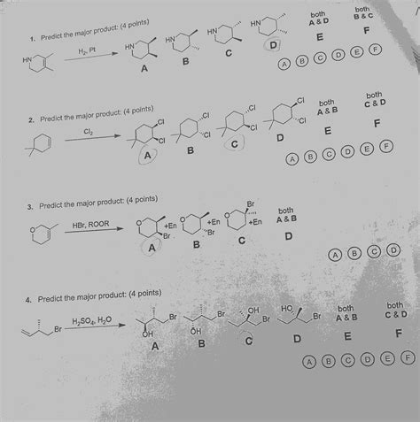 Solved Predict The Major Product 4
