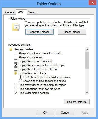 Windows 8 Thumbnails Not Displayed Creative Freedom Ltd
