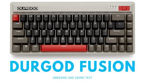 Durgod Fusion Keyboard T Is For Tech