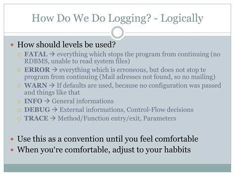 Developer Fundamentals Logging Pdf Programming Languages Computing