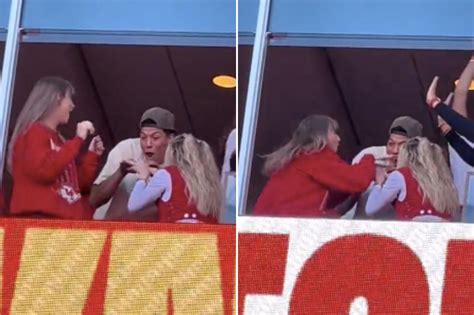 Jackson Mahomes Inserted Himself Into Taylor Swift Handshake