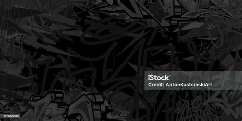 다크 블랙 추상 플랫 어반 스트리트 아트 그래피티 스타일 일러스트 레이션 배경 아트 그래피티에 대한 스톡 벡터 아트 및 기타