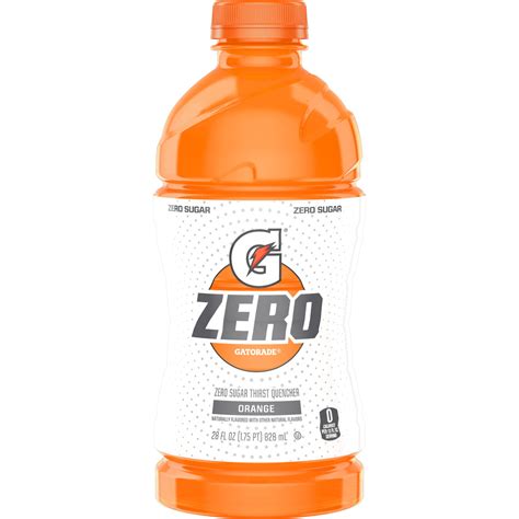 Gatorade Zero Thirst Quencher Zero Sugar Orange Hero