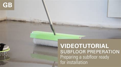 Subfloor Preparation Preparing A Subfloor Ready For Installation GB YouTube