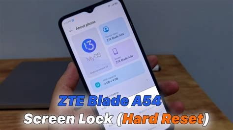 ZTE Blade A Remove Screen Lock Hard Reset YouTube