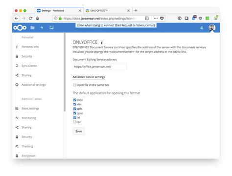 Onlyoffice Nextcloud