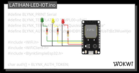 Lampu Merah Iot Emia Datita Br Sinulingga 2105112005 Ce4a Wokwi