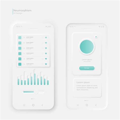Premium Vector User Interface Elements For A Mobile Application The