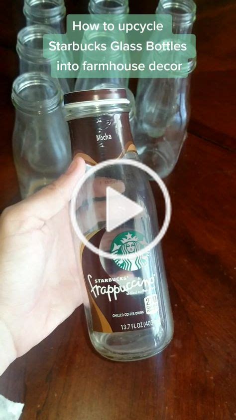 Top 10 Starbucks Glass Bottle Crafts Ideas And Inspiration