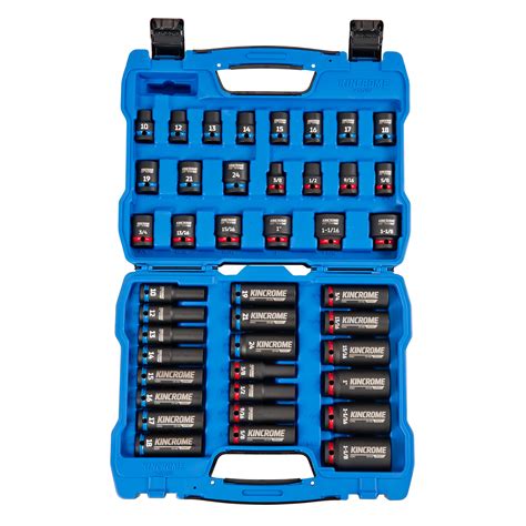 Deepstandard Impact Socket Set 42 Piece 12 Drive Metric And Imperial