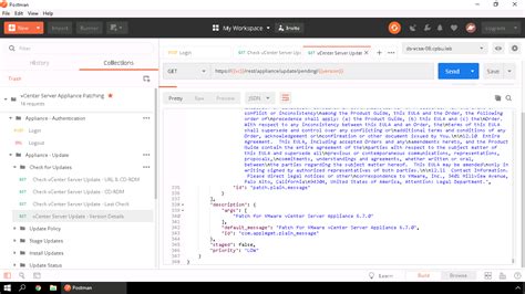 Patching The Vcenter Server Appliance Vcsa Using The Rest Api Part