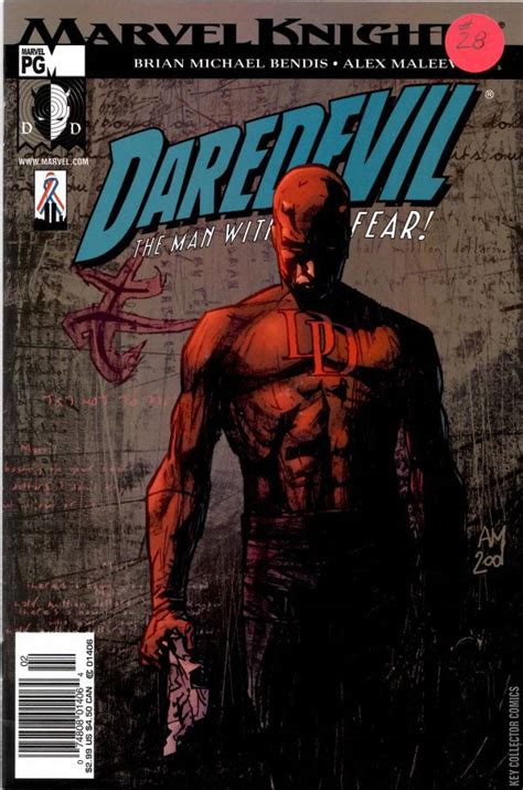 Daredevil 28 Newsstand Published December 2001 Key