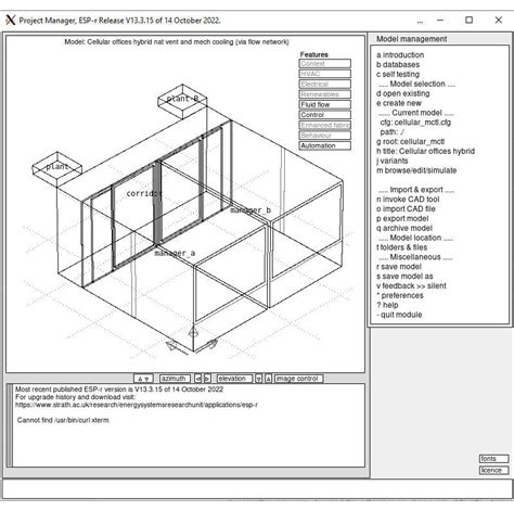 Overview Of Esp R Capa Esru Software Documentation