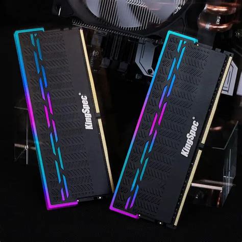 Kingspec Ddr4 Ram Rgb 16gb 2 X 8gb Memory Module 3200 Mhz 288 Pin 1 35v Udimm With Heatsink