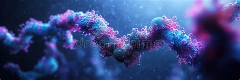 Abstract 3d Rendering Showcasing The Intricate Molecular Structure Of