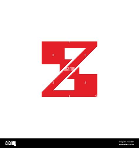 Letter Z Boxes Geometric Logo Vector Stock Vector Image Art Alamy