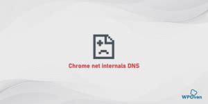Chrome Net Internals Dns How To Clear DNS Cache Chrome