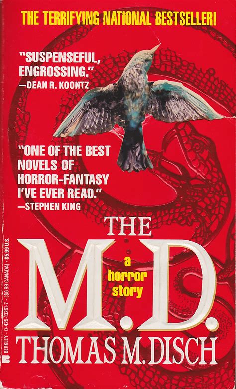 The Md A Horror Story By Thomas M Disch Goodreads
