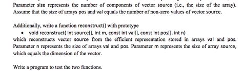 Solved A Sparse Vector Is A Vector Whose Most Chegg