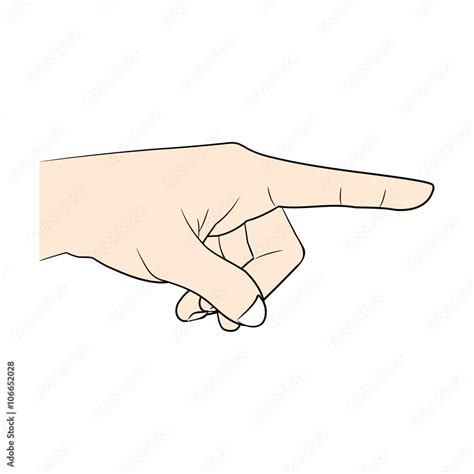 손 일러스트 เวกเตอร์สต็อก Adobe Stock