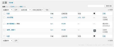 Wordpress系列教程二 Wordpress基本使用和常用设置wordpress使用教程 Csdn博客