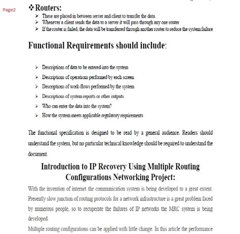 Solved Page1 Ip Recovery Using Multiple Routing