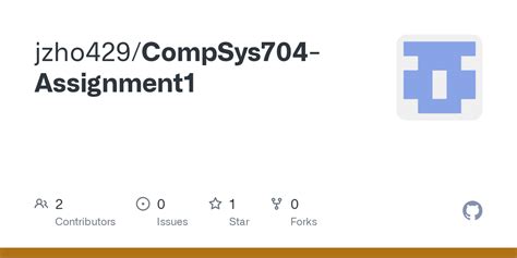 compsys704 assignment1 compsys 704 project 1 pdf at main · jzho429 compsys704 assignment1 · github
