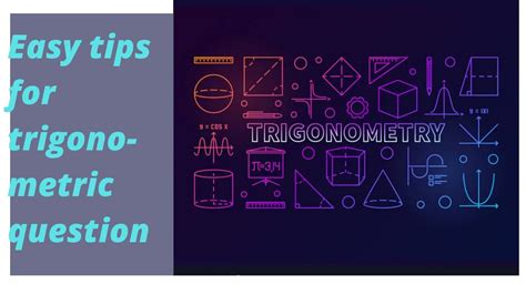 Easy Tips For Trignometric Questions Youtube