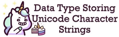 Sql Server Datatype Storing Unicode Character Strings Sql Authority