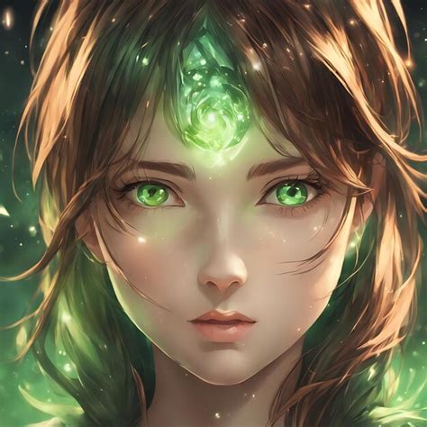 26000 Green Eyed Anime Girl Pictures
