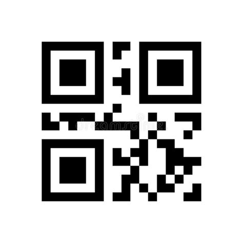 Scan QR Code Simple Icon Stock Vector Illustration Of Information 203604843