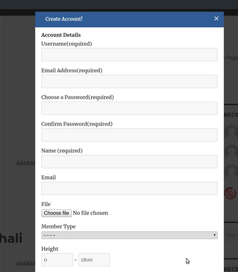 Buddypress Ajax Registration Buddydev