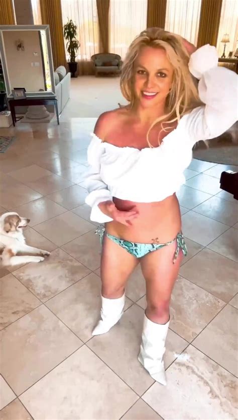 Britney Spears Dances As She Teases Great News After Security