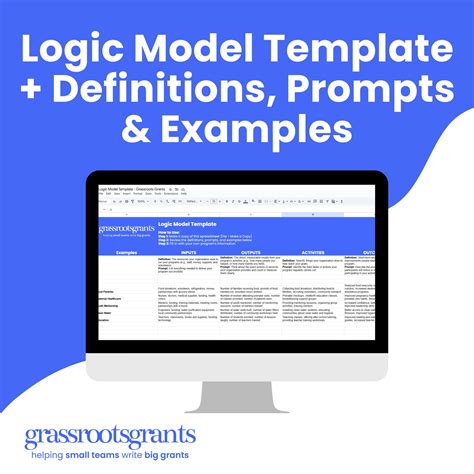 Free Logic Model Template For Nonprofits — Grassroots Grants