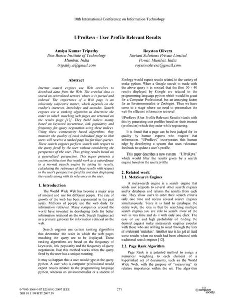 10 Personalized Web Search Techniques Pdf