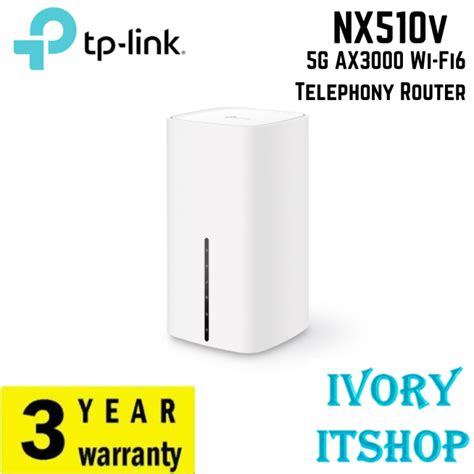 Tp Link Nx V G Ax Wi Fi Telephony Router Nx V Ivoryitshop Lazada Co Th