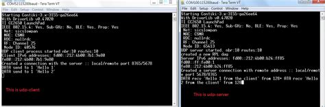 Sun May Sky How To Run Contiki Udp Serverudp Client On Launchxl Cc2650