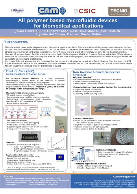 Pdf All Polymer Based Microfluidic Devices For Biomedical Applications