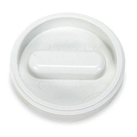 Mueller Industries Pvc Flush Cleanout Plug Mnpt 4 Pipe Size Pipe