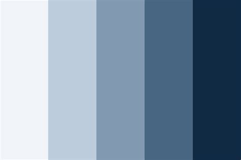 Blue Dark Mode Color Palette