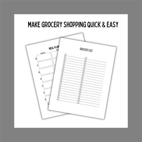Low Carb Dinner Planner Ideas Printable Meal Planner Low Carb Meal Prepping Dinner Ideas Low