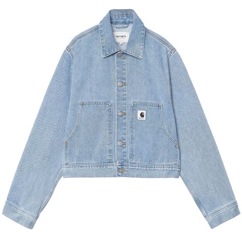 Carhartt Wip Womens Arca Jacket Blue Stone Bleached The Sporting Lodge