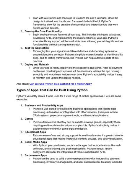 Mastering Mobile App Development With Python Pdf Programming Languages Computing