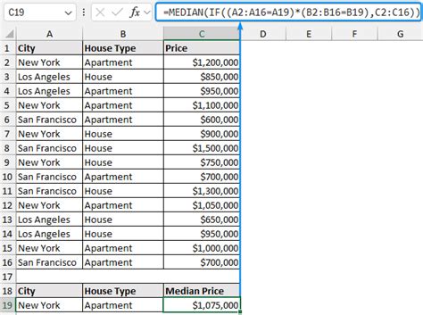 Median If Formula To Find Conditional Median In Excel Excel Insider