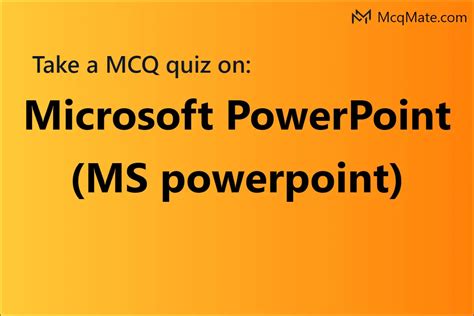 Microsoft Powerpoint Ms Powerpoint Online Practice Test