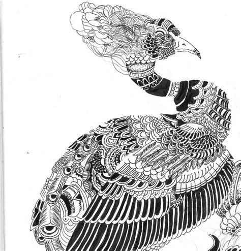 Zentangle Peacock By Mebedrawing2 On Deviantart